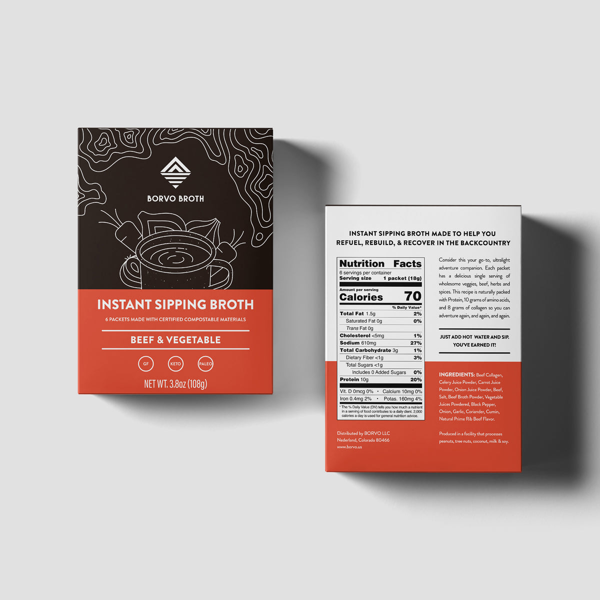 Instant Bone Broth | Beef & Vegetable – Borvo Broth