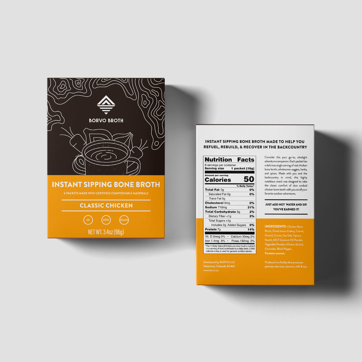 Instant Bone Broth | Classic Chicken – Borvo Broth